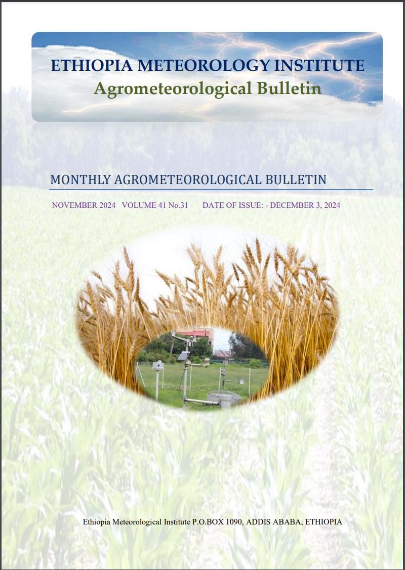 Monthly Agromet Bulletin