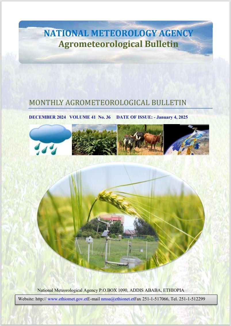 Monthly Agromet Bulletin