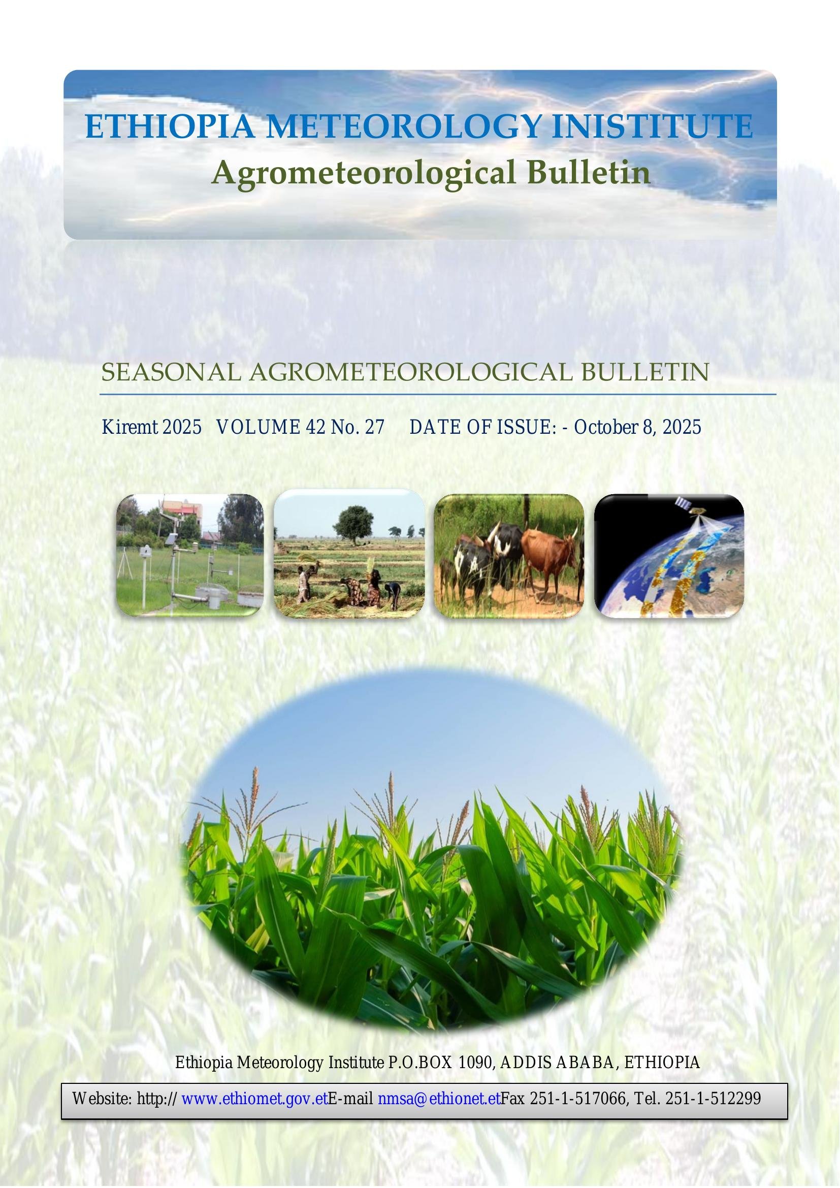 Seasonal Agromet Bulletin
