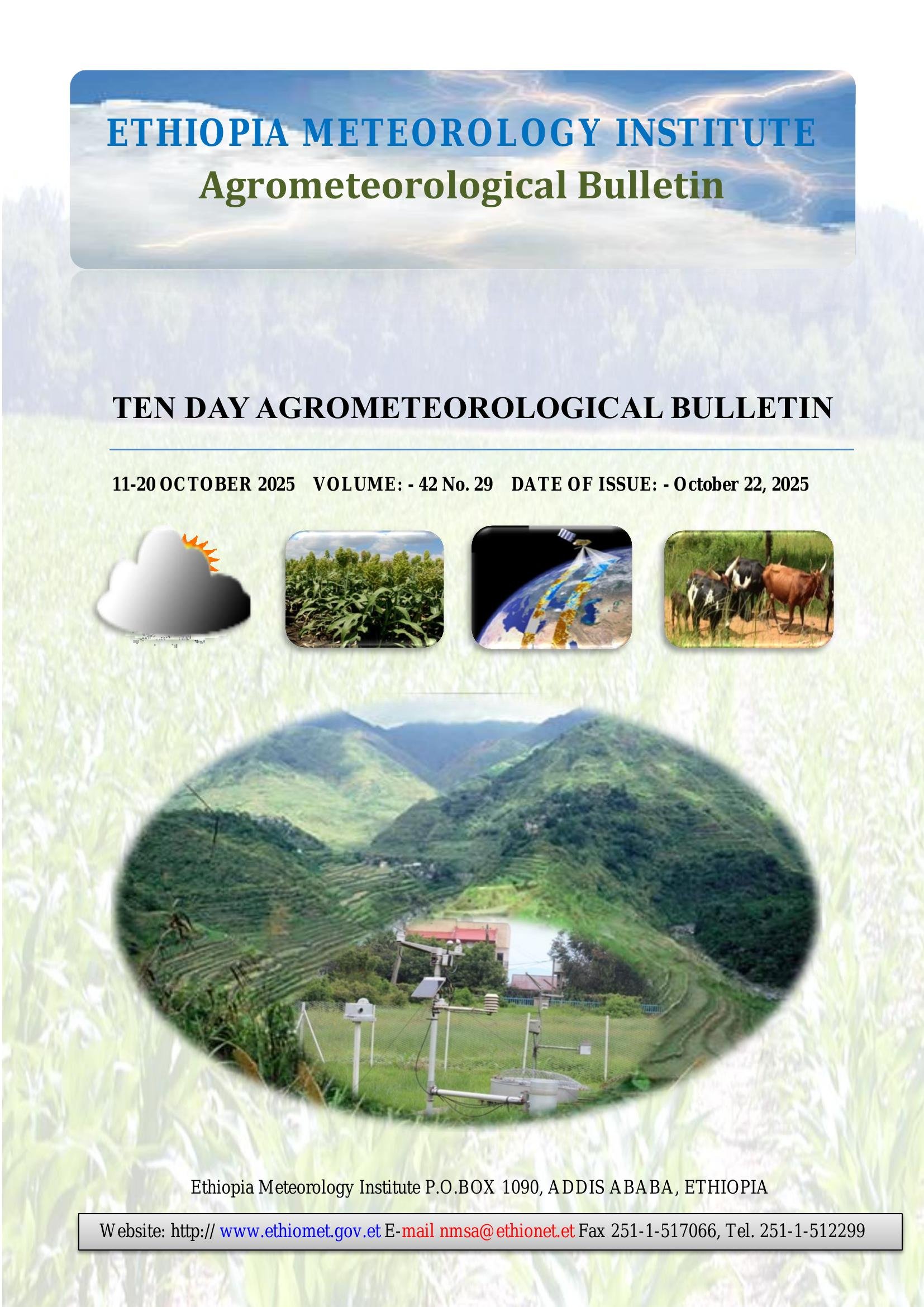 Ten day Agromet Bulletin 11-20 October 2025